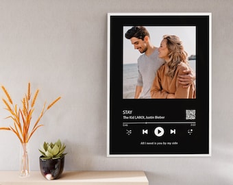 Spotify Wall Art Song Code - Etsy