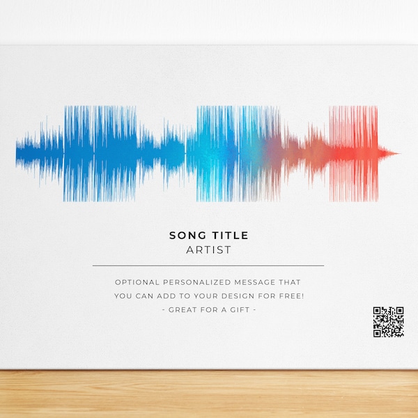 Soundwave Art Qr Code Svg - Etsy