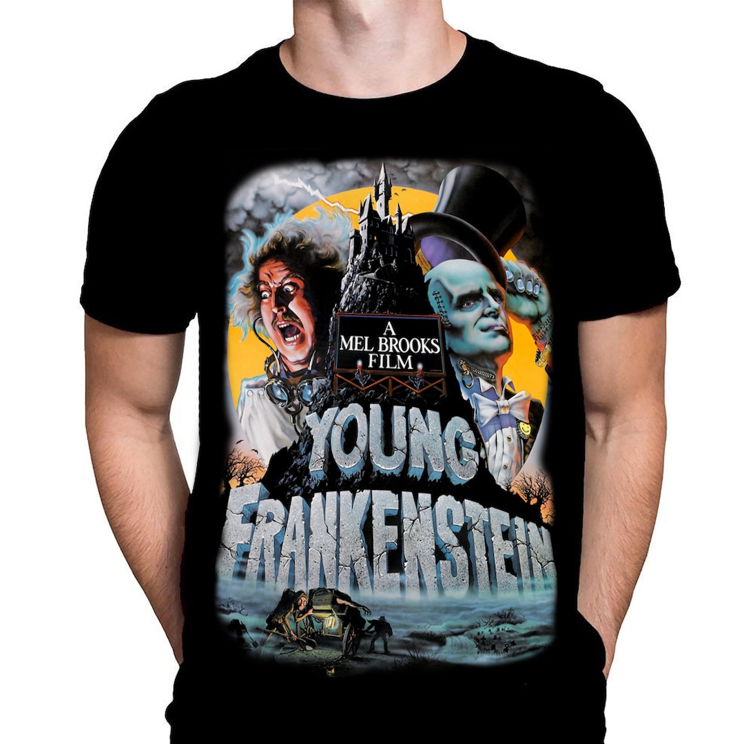 Horror Movie T-shirt - Young Frankenstein - Oversized Horror Graphic ...
