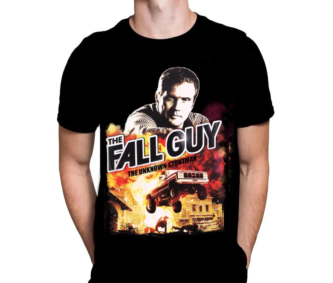 Retro TV Fall Guy T-shirt - Nostalgic Clothing Merch T-shirt - Etsy