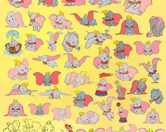 Dumbo Outline Svg - Etsy