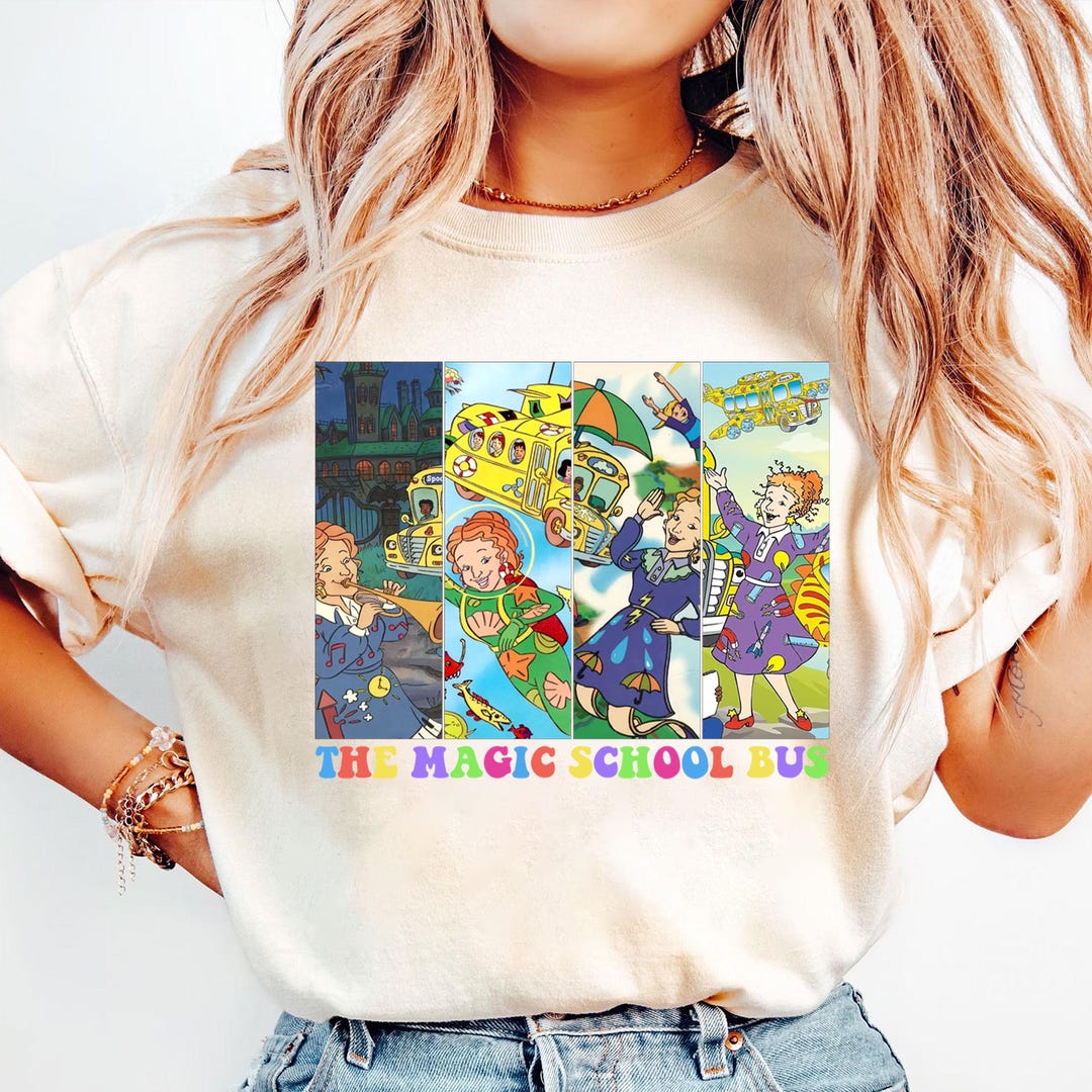 The Magic School Bus T-shirt Take Chances Make Mistakes Get Messy Shirt ...