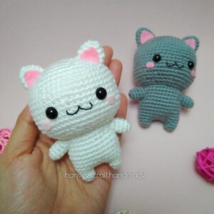 PATTERN : Mochi Chibi Cats | Beginner Friendly | Amigurumi / Crochet ...