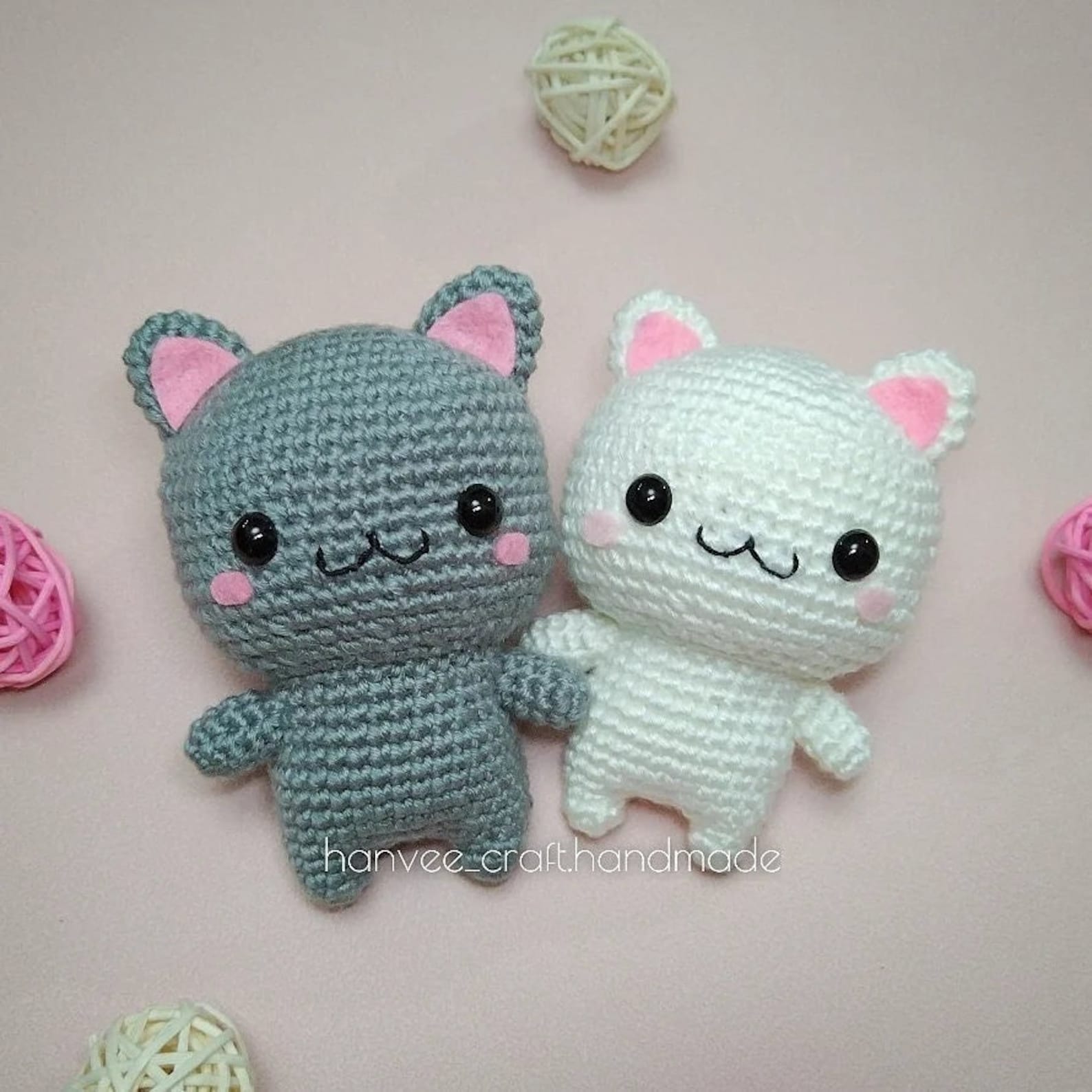 PATTERN : Mochi Chibi Cats | Beginner Friendly | Amigurumi / Crochet ...