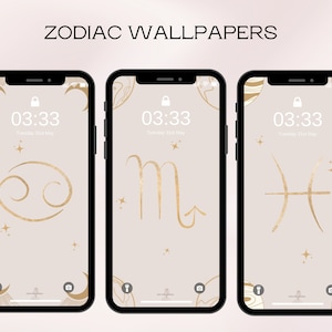 Air Signs Zodiac Phone Wallpaper Bundle Gemini Libra Aquarius Zodiac ...