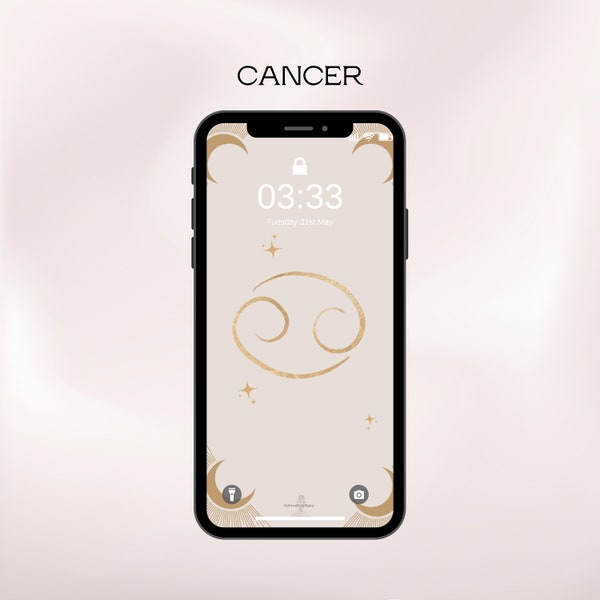 Cancer Zodiac Wallpaper - Etsy