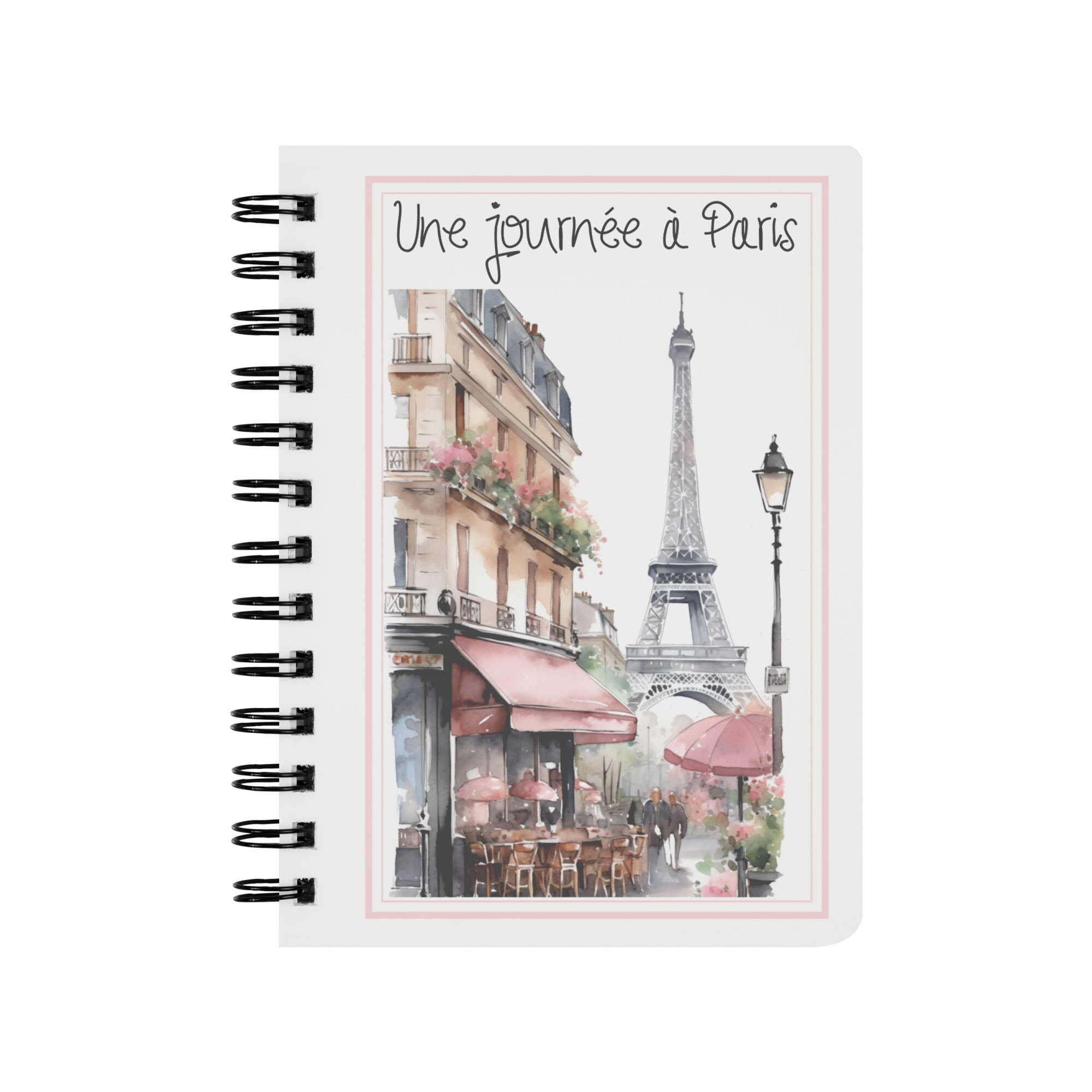 Une Journee A Paris A Day in Paris Travel Journal Notebook - Etsy