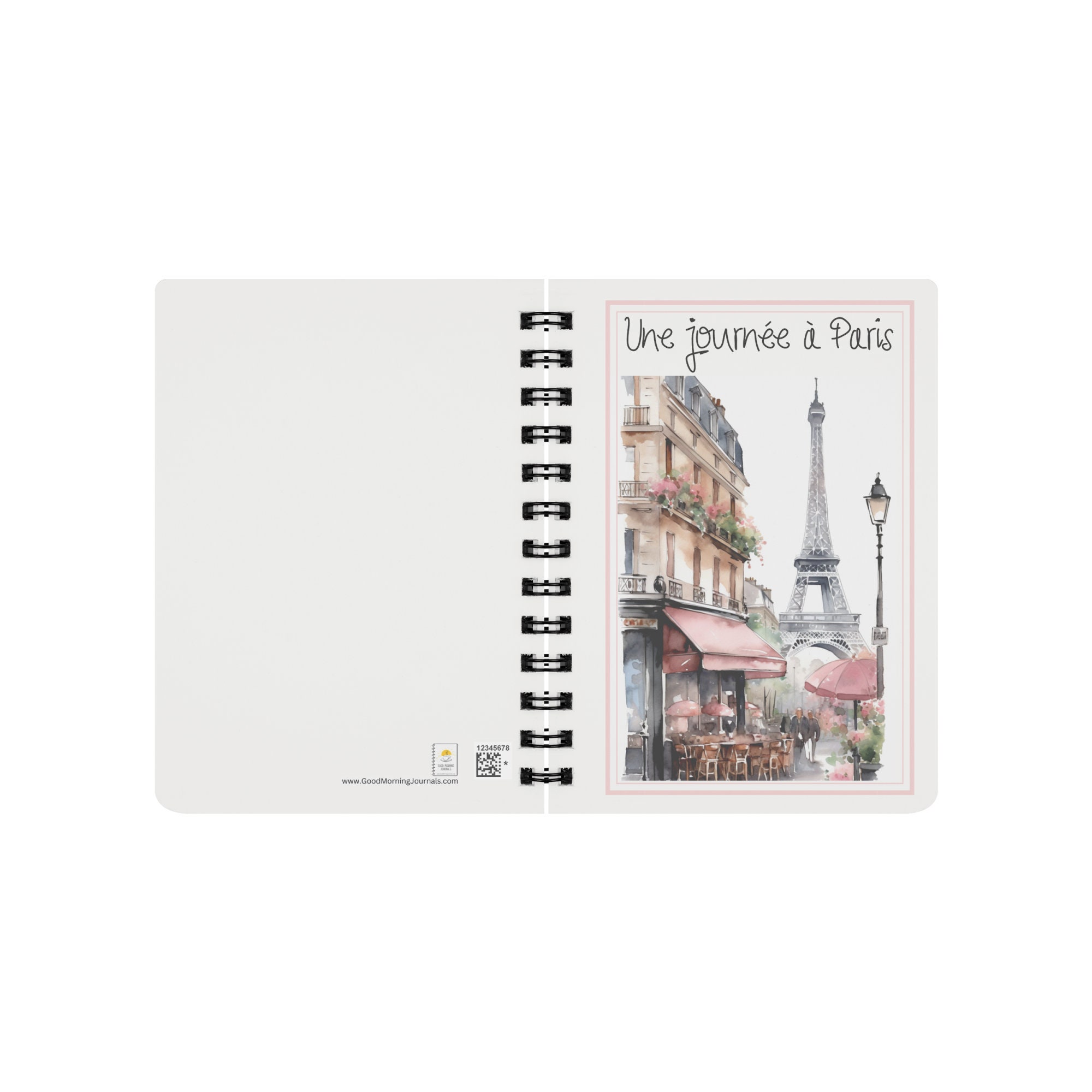 Une Journee A Paris A Day in Paris Travel Journal Notebook - Etsy
