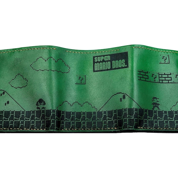 Super Mario Wallet - Etsy