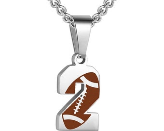Boys Number Necklace - Etsy
