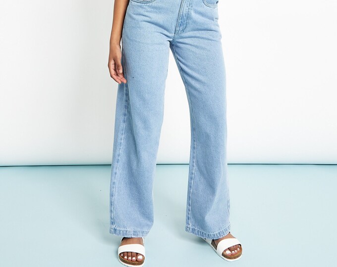 Vintage Style Jeans, 1940s/50s Denim Trousers Swing Pants/rockabilly ...