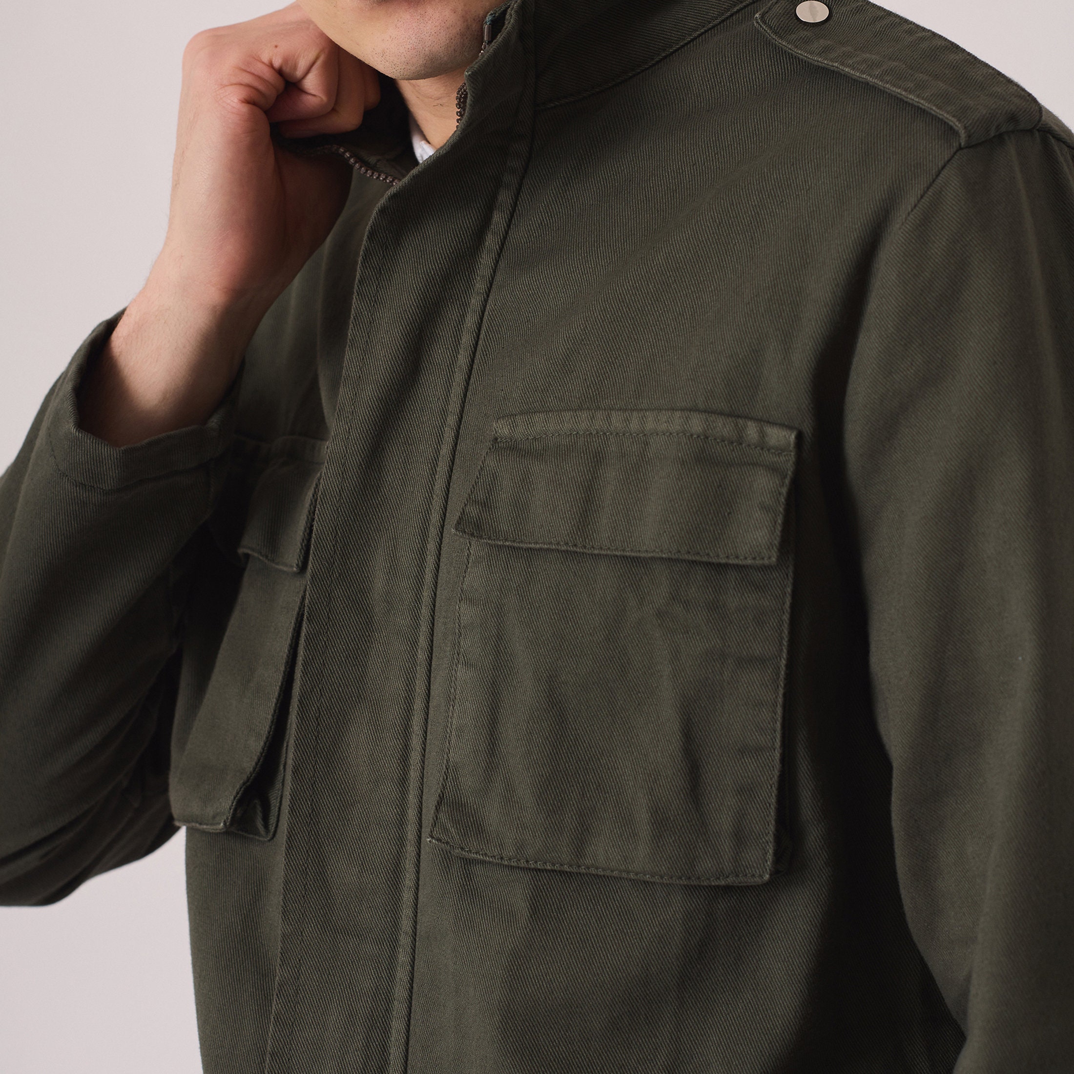 Military Jacket Denim Green Military Style Jacket Men - Etsy