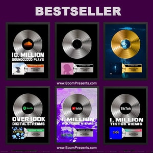 Personalized Billboard Plaque, Custom Plaque, Vinyl Record Plaque ...