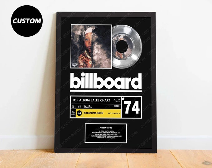 Personalized Billboard Plaque, Custom Plaque, Vinyl Record Plaque ... Personalized Billboard Plaque, Custom Plaque, Vinyl Record Plaque ...
