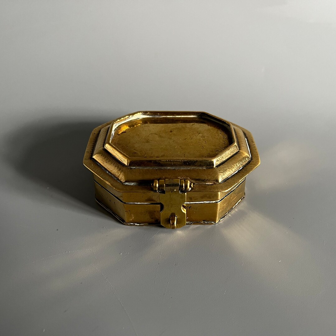 Antique Anglo Indian Brass Box Betel Nut Pan C1860s - Etsy