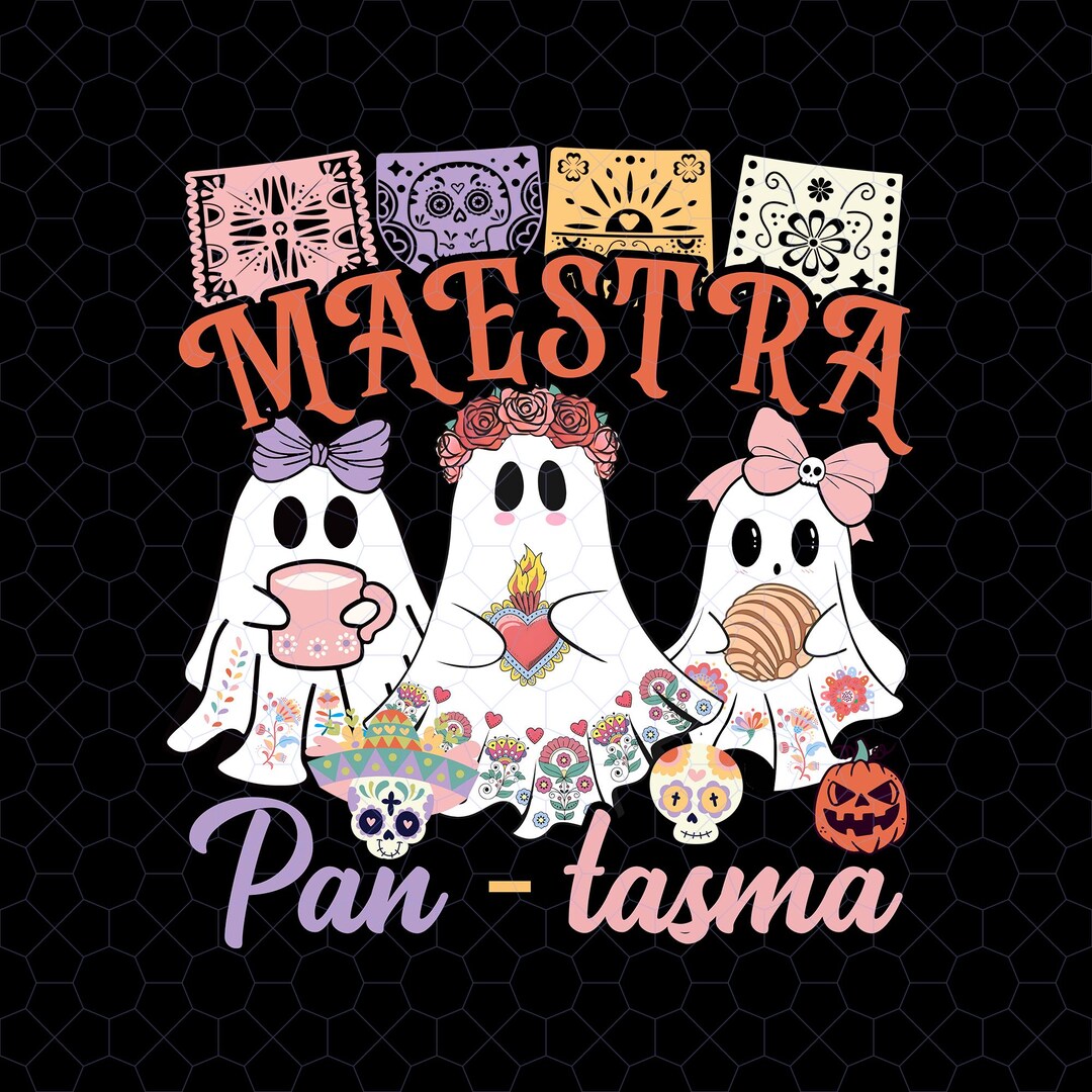 Mexican Ghost Maestra Pantasma Png, Funny Spooky Pantasmas Png, Ghost ...
