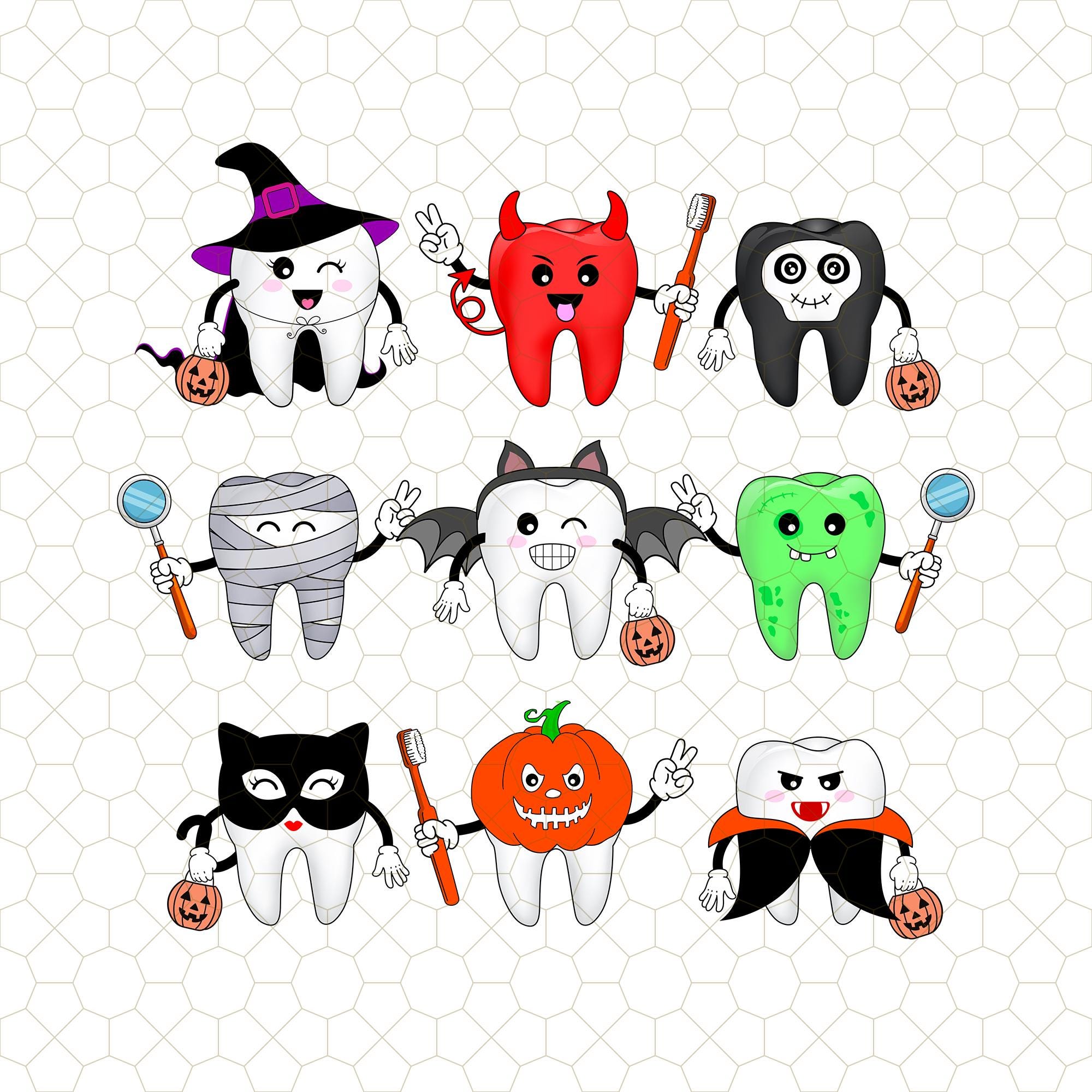 Halloween Dentist Dental Squad Png, Halloween Dental Life Png Png ...