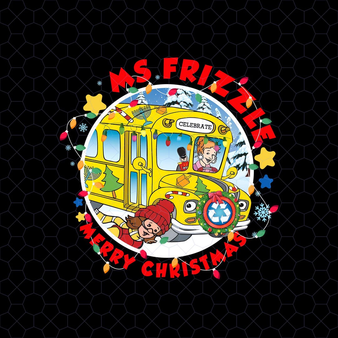 The Magic School Bus Christmas Png, Christmas Png, Take Chance Make ...