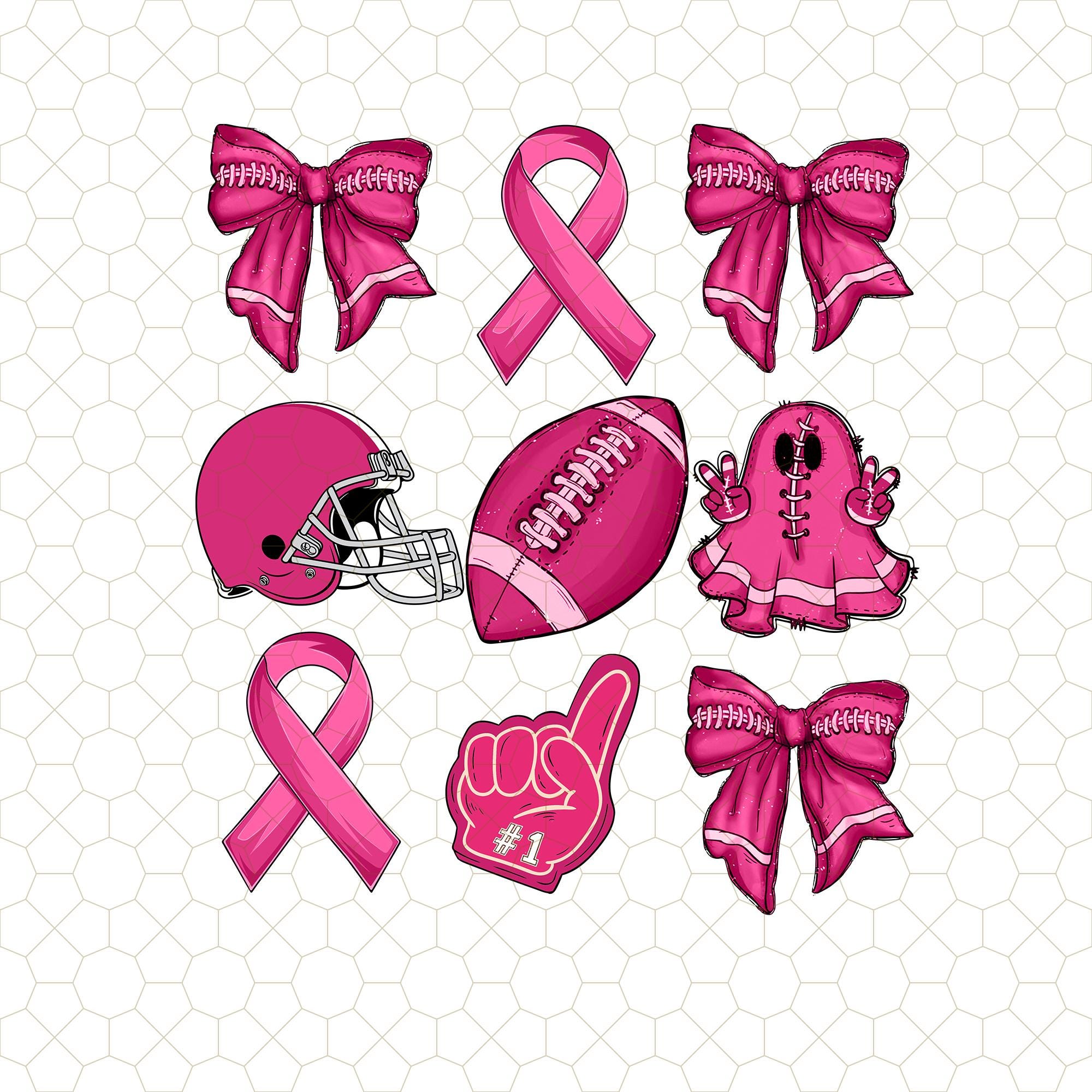 Breast Cancer Football Png, Breast Cancer Awareness Png, Spooky ...