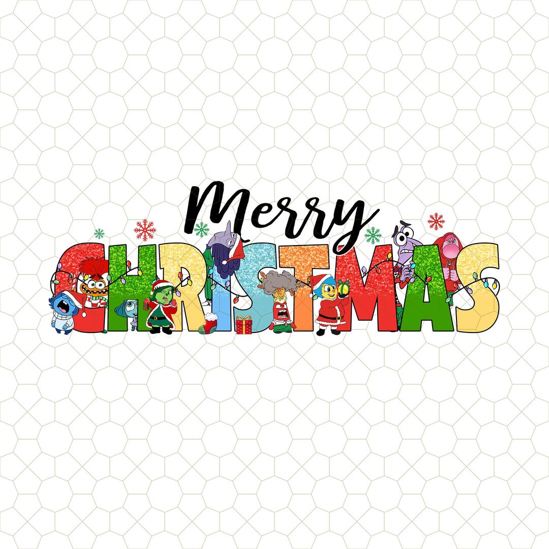 Merry Christmas Inside Out Png, Christmas Light Png, Mental Health Png ...