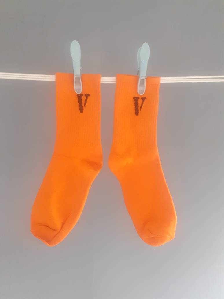 VLONE Socks / Hip Hop / Designer / Cotton / Skateboard - Etsy