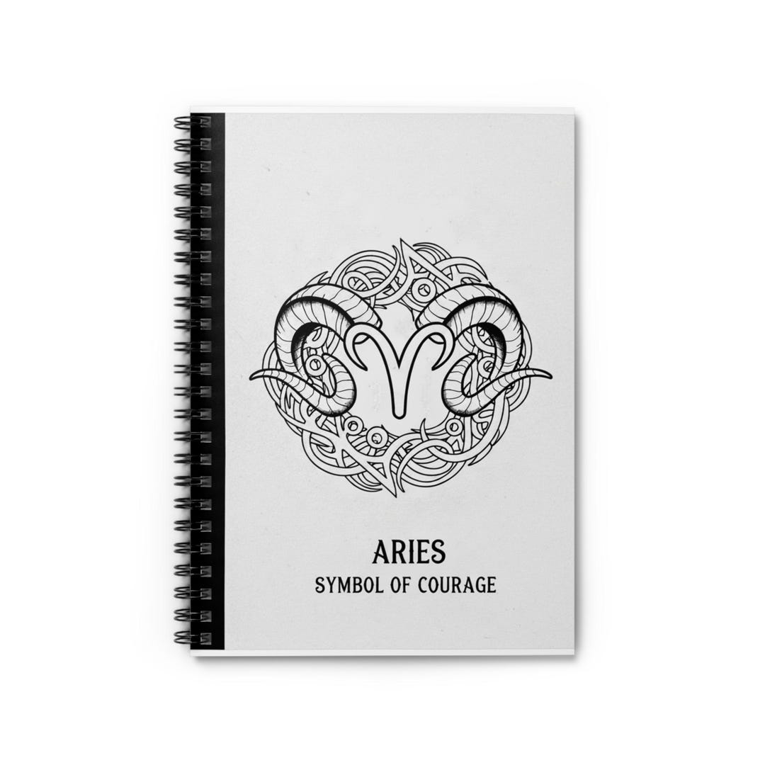 Tattoo Style Zodiac Notebook, Astrology Journal, Horoscope Diary ...