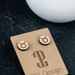 Ear Studs Zodiac Sign Taurus | Taurus | 9 Mm Wood | Beech or Mahogany ...
