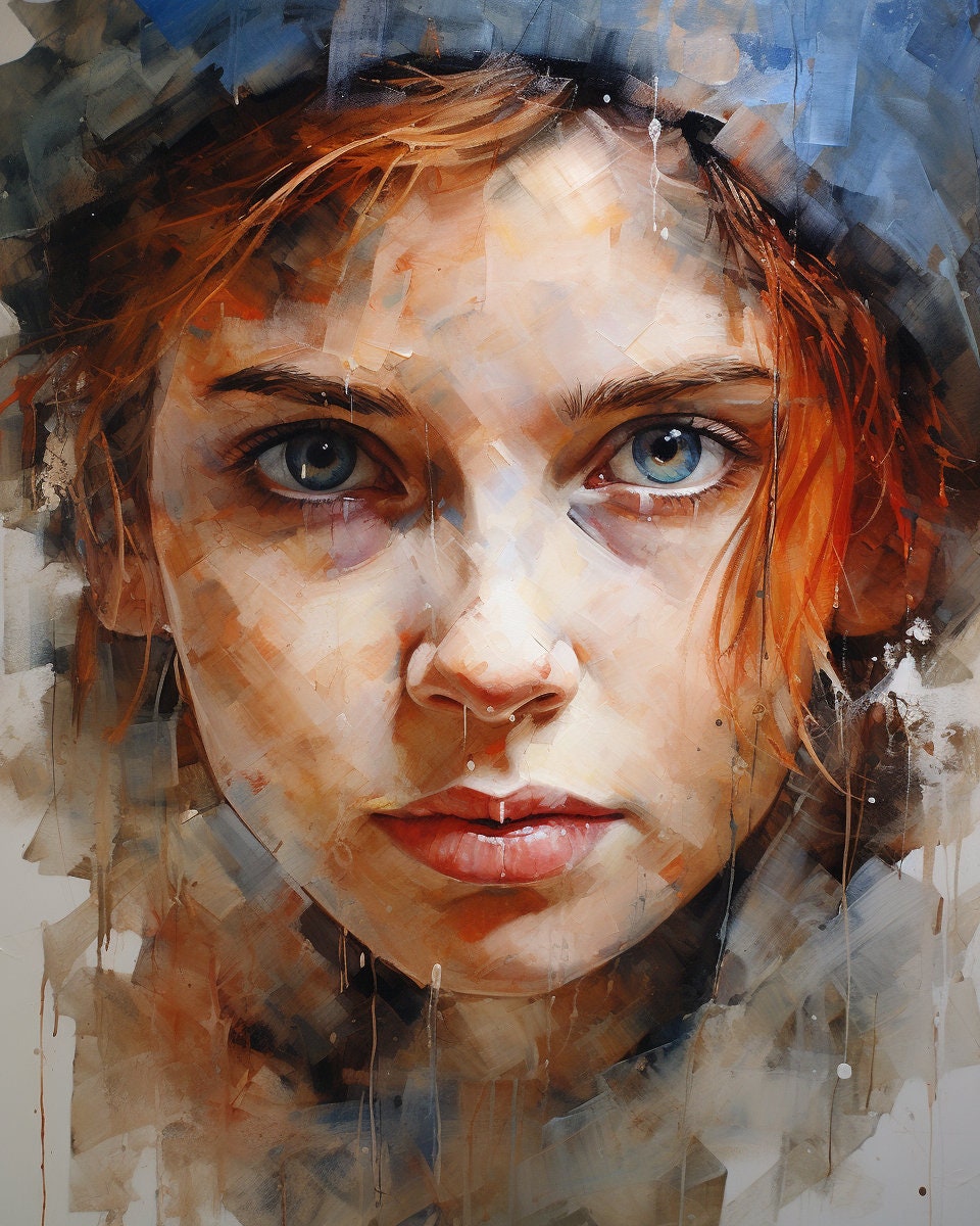 Сustom Oil Painting Portrait From Photo Custom Illustration ...