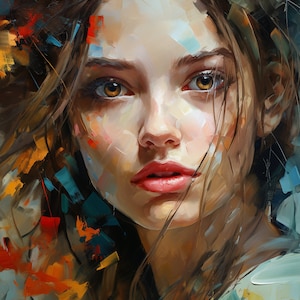 Сustom Oil Painting Portrait From Photo, Portrait From Photo ...