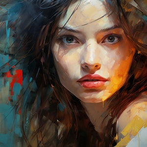 Сustom Oil Painting Portrait From Photo Custom Illustration ...
