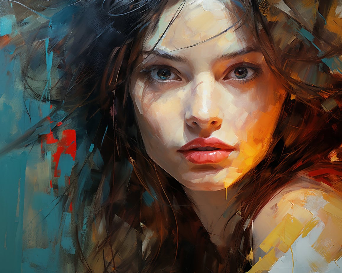 Сustom Oil Painting Portrait From Photo Custom Illustration ...