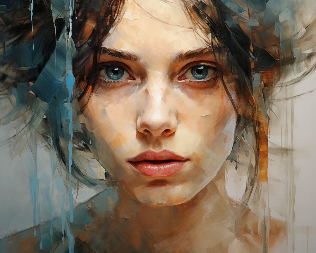 Сustom Oil Painting Portrait From Photo Custom Illustration ...