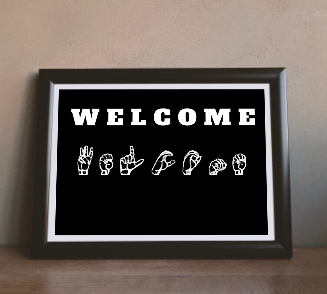 Printable Homemade House Welcome Sign - House Welcome Poster - Etsy