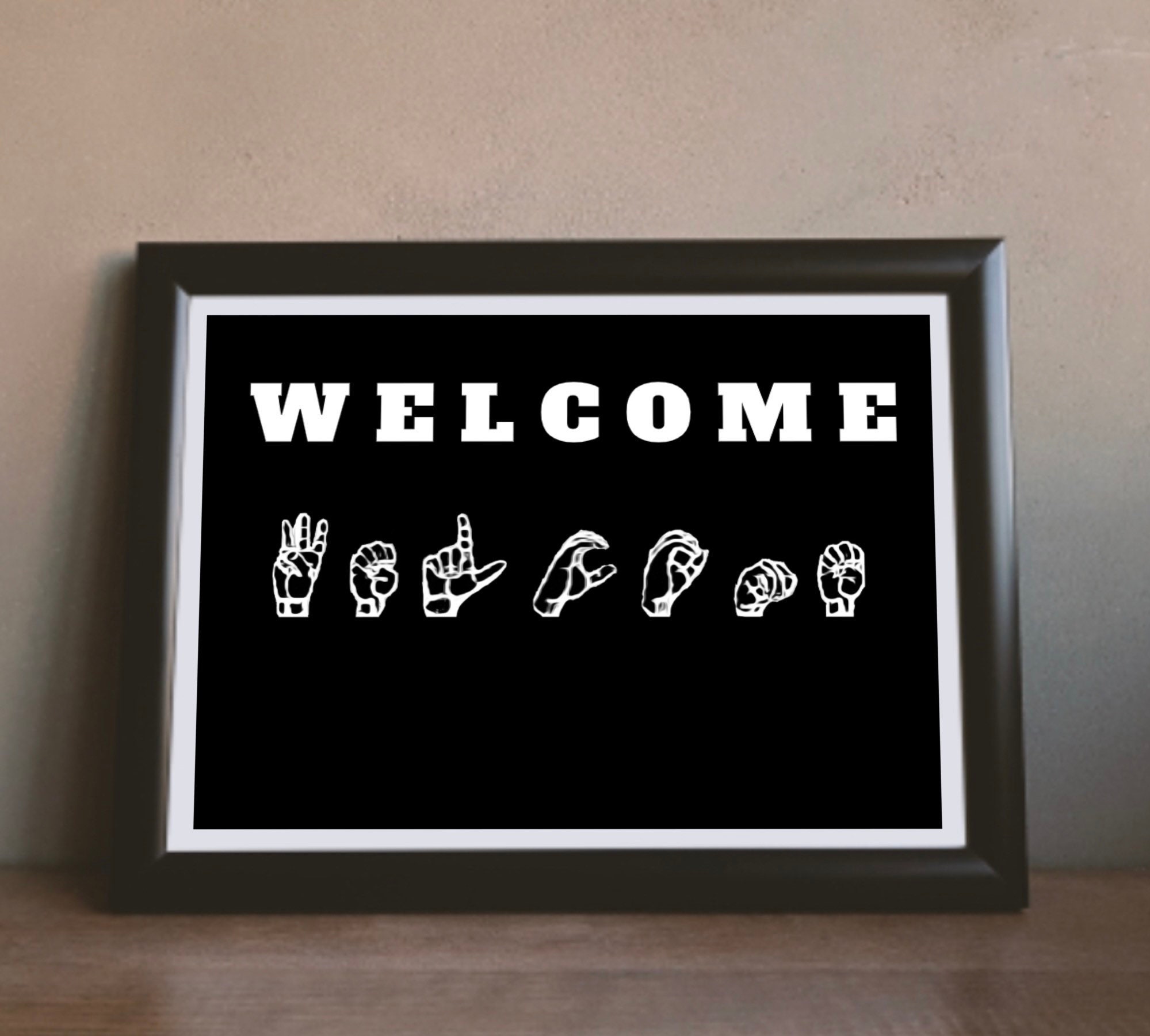 Printable Homemade House Welcome Sign - House Welcome Poster - Etsy