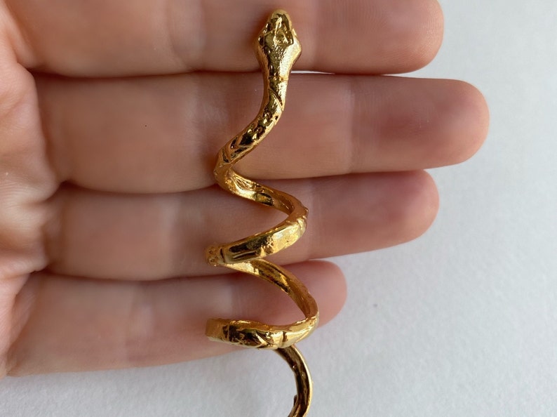 Golde Spiral Snake Earrings Snake Jewelry Jewelry for Wildlife Lovers ...
