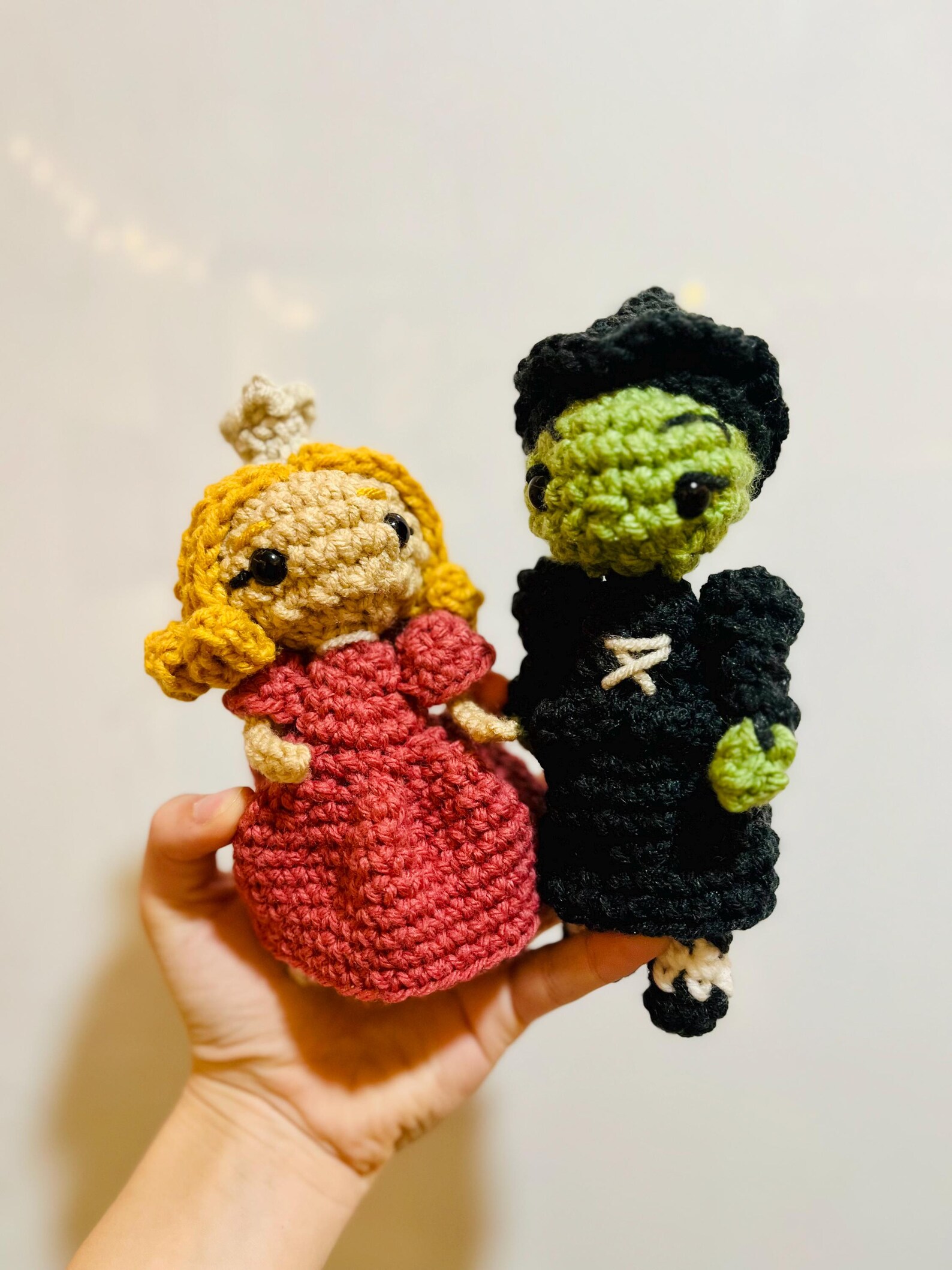 Wicked Crochet Pattern: Glinda and Elphaba Dolls (PDF Pattern) - Etsy
