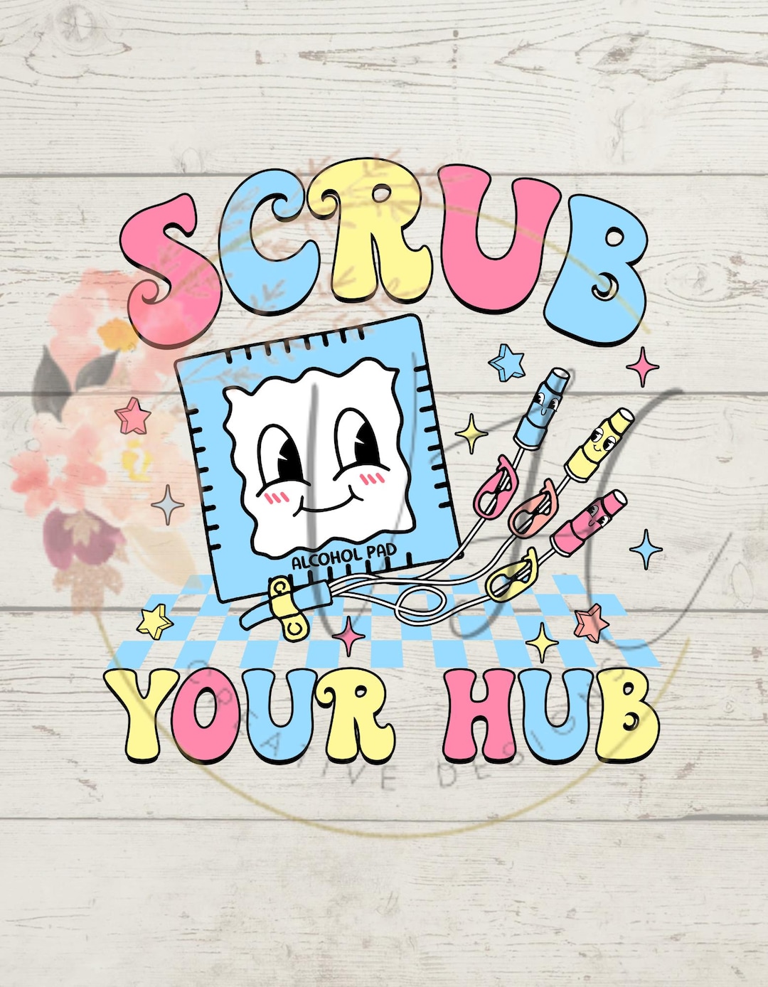 Scrub Your Hub! Cute Svg - Etsy