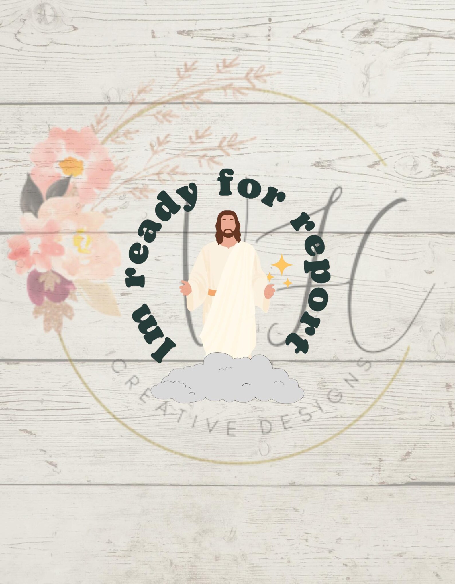 Jesus- Ready for Report (digital Download) - Etsy