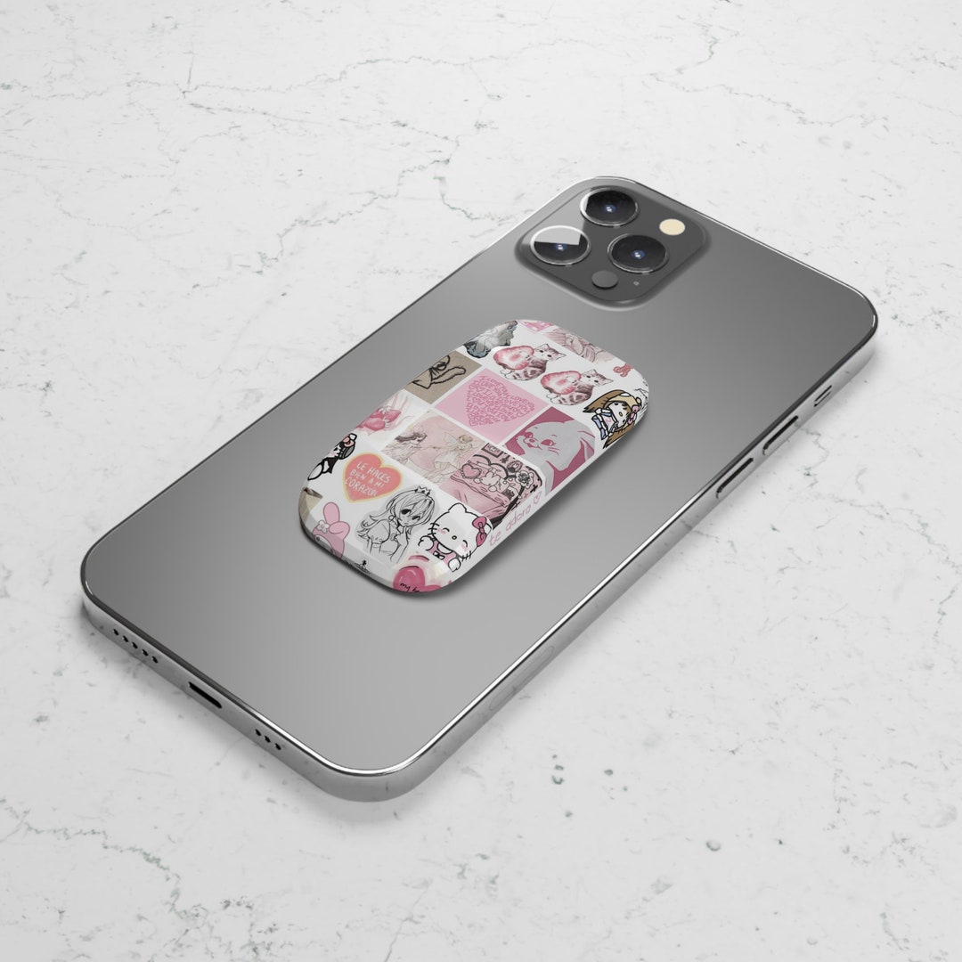 Coquette Pink Hello Kitty Collage Phone Click-on Grip - Etsy