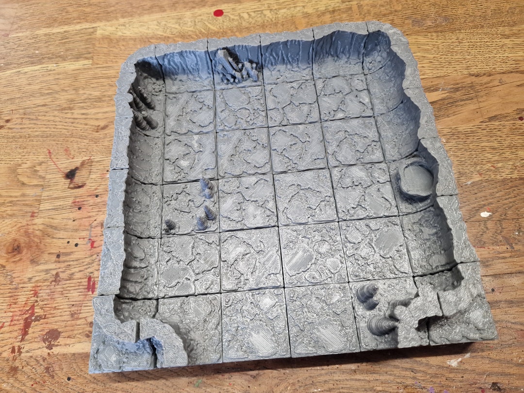 D&D Terrain Dungeon Blocks Tiles Cavern Starter Encounter Preset ...