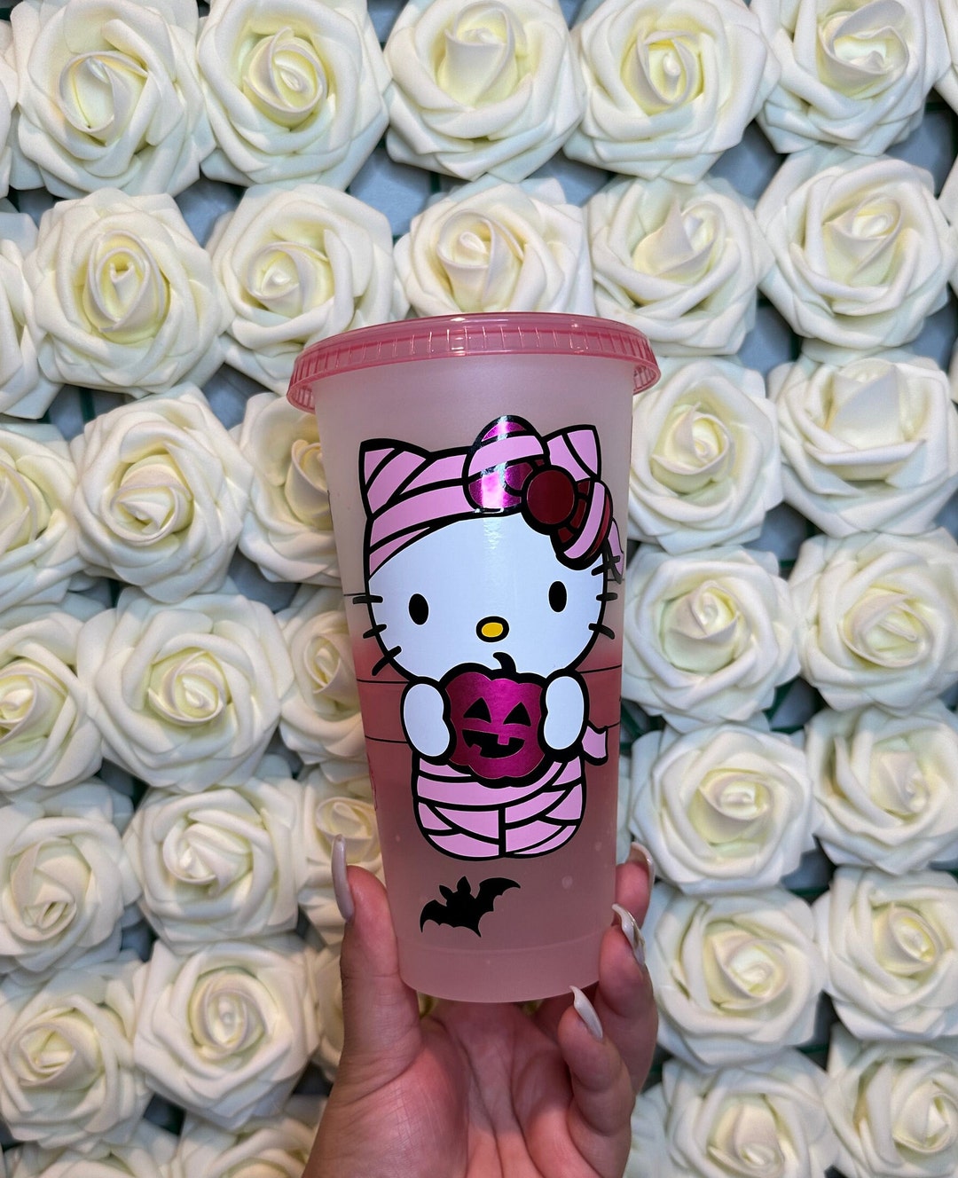 Halloween Mummy Hello Kitty Starbucks Cold Cup - Etsy