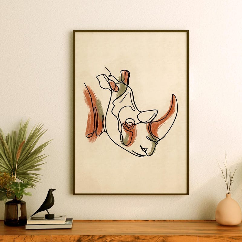 African Line Art - Etsy