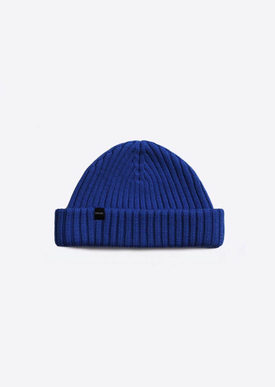 100% Merino Wool Fisherman Beanie - Royal Blue - Etsy