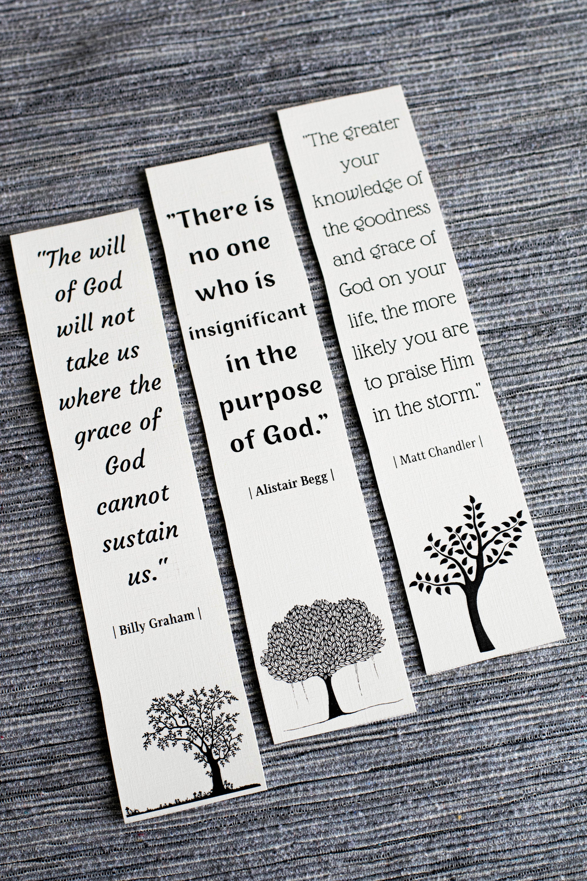 Christian Bookmarks Set of 6 Printable Quotes Bible Study Bookmark - Etsy