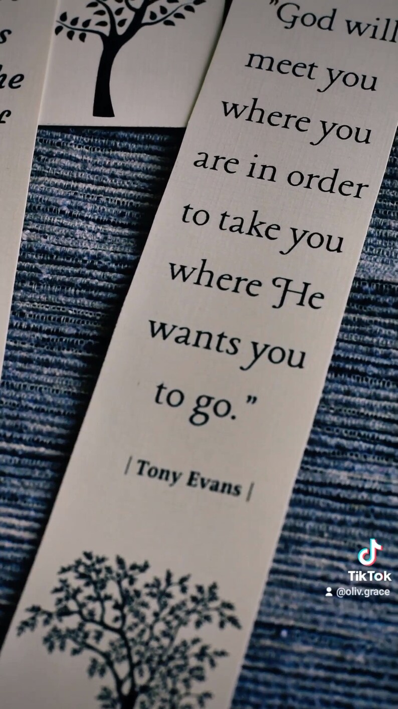 Christian Bookmarks Set of 6 Printable Quotes Bible Study Bookmark - Etsy