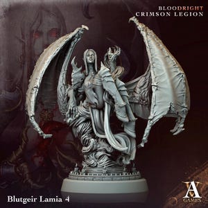 Blutgeir Lamia | Bloodright | Crimson Legion | Archvillain Games 3d ...
