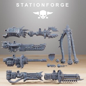 Pythonicus Defender Mk2 | Station Forge 3d Printed Miniature - Etsy