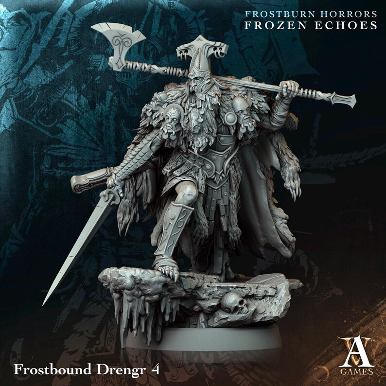 Frostbound Drengr | Frostburn Horrors | Frozen Echoes | Archvillain ...