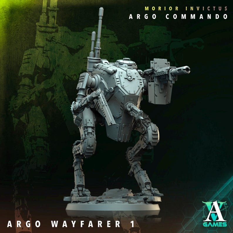 Argo Wayfarer | Archvillain Games 3d Printed Miniature - Etsy