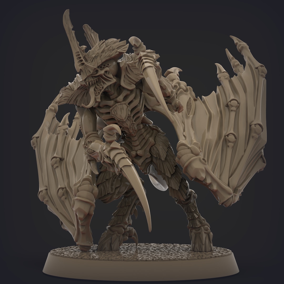 Flying Space Bug Tyrant Alien Sci-fi 3d Printer Miniature - Etsy